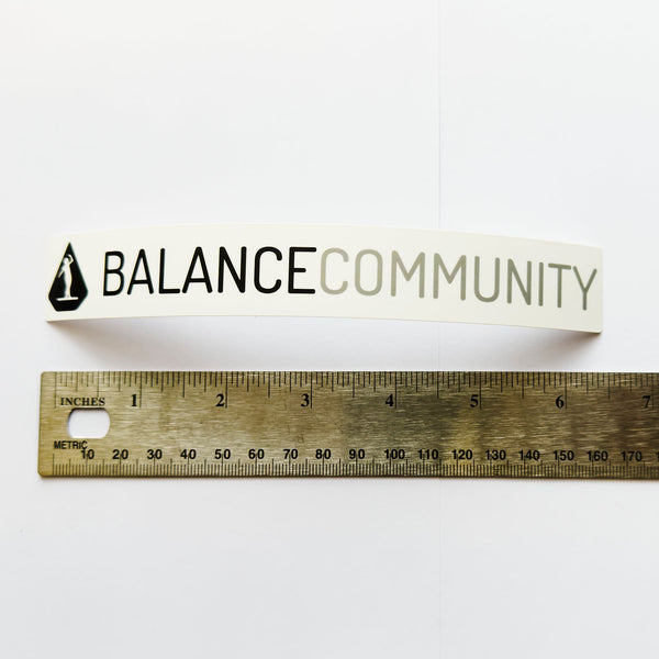 Balance Community Sticker - Large - Balance Community